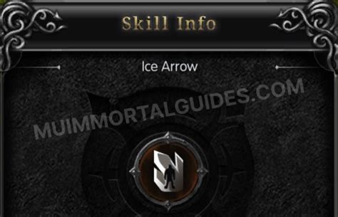 Ice Arrow — Mu Immortal Skill