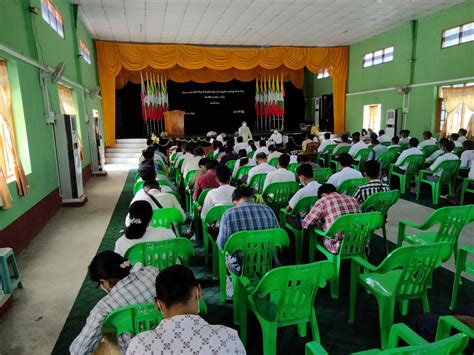 ဆင်ပေါင်ဝဲမြို့နယ်၌ ၂၀၂၂ ၂၀၂၃ ခုနှစ် စီမံကိန်းတာဝန်ပေးအပ်ပွဲ အခမ်းအနားက