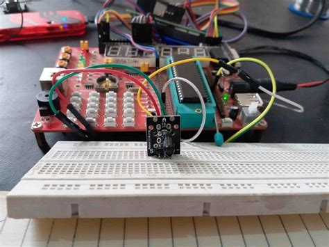 shock sensor module interfacing with pic microcontroller vibration