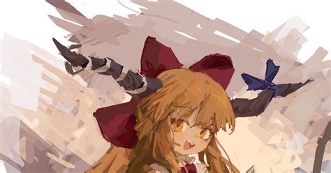 Touhou Project Suika Ibuki Touhou Project 500 Bookmarks Goburin Pixiv