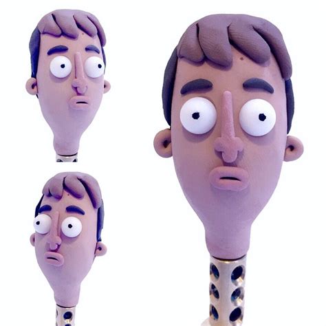 Stopmotion head, Chris Plim | Stop motion, Character design animation ...