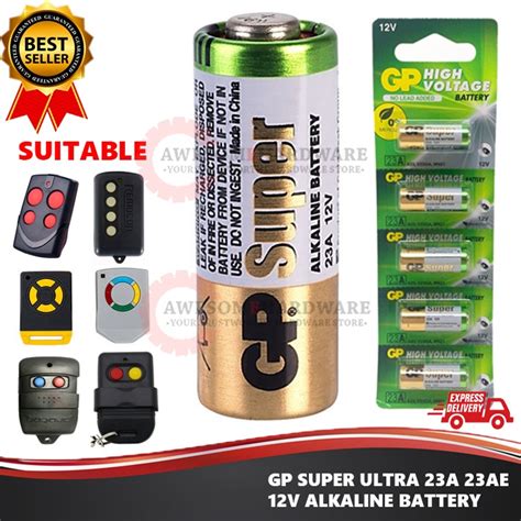 5pcs 100 Original Gp Super Ultra 23a Or 23ae 12v High Voltage