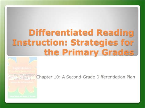Ppt Differentiated Reading Instruction Strategies For The Primary Grades Powerpoint