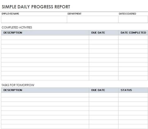 30 Best Daily Report Templates In Excel And Word