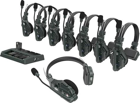 Hollyland Solidcom C1 Wireless Headset Intercom System 8 Person Full Duplex 1100ft Team