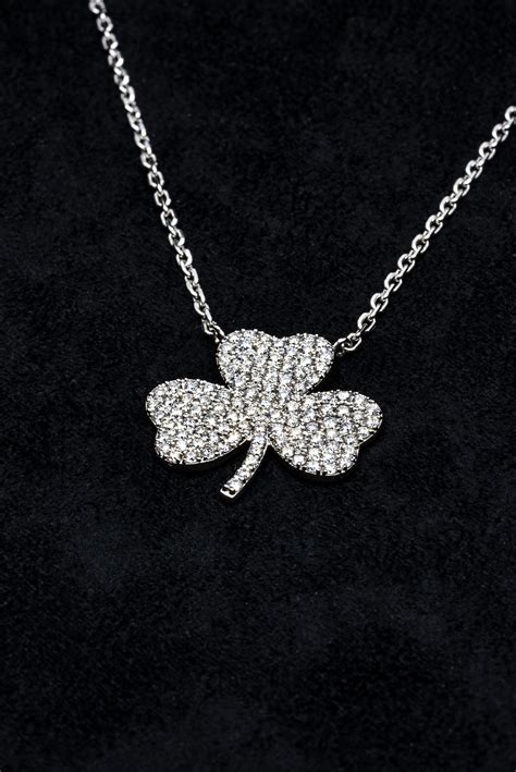 Diamond Necklace Clover Leaf Mille Miglia Gallery