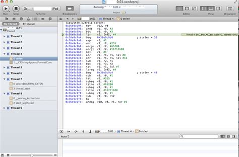 Xcode Ipad Exc Bad Acess Even Though It Runs Fine On Simulator