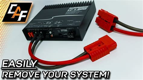 Quick Connect Disconnect Speaker Terminals