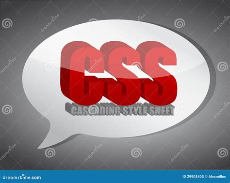 Css Speech Bubble Stock Illustration Illustration Of Bubble 29903405