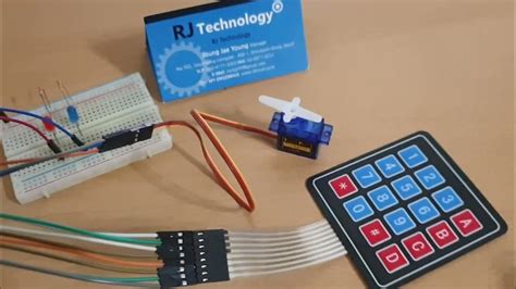 Arduino Uno 로 4x4 Keypad 모듈을 사용해서 Sg90 서보모터 제어해 보기 도어락 만들어 보기 Youtube