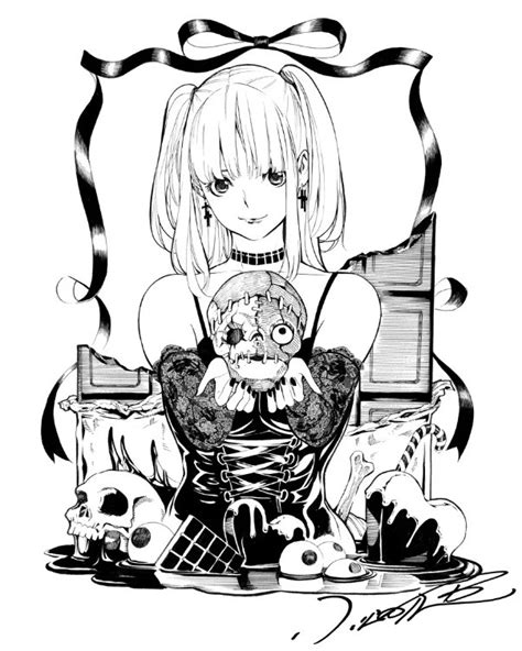 Criador De Death Note Traz Retorno De Misa Amane Em Ilustração