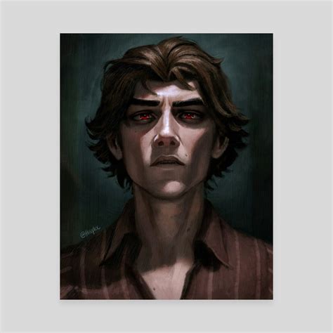 Vampire Viktor An Art Canvas By Julie Shuploc Damgaard Inprnt
