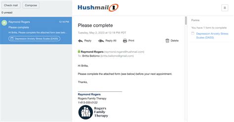 how our secure message center works