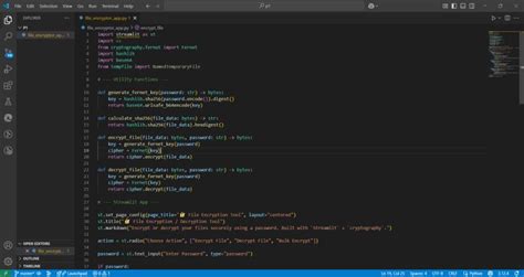 Internship Python Streamlit Softwaredeveloper Cybersecurity Encryption Machinelearning