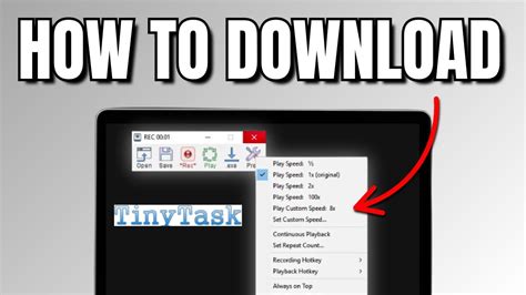 New How To Download And Use Tinytask 2025 Youtube