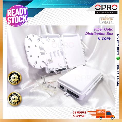 Combo 6 Port TM Passed FTTH FTB Wall Mount Unifi Fiber Termination Box Junction Box