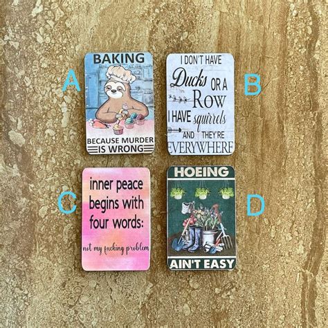 Funny Fridge Magnets Adults Etsy