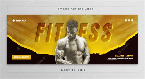 Premium Psd Fitness Gym Training Facebook Cover Header Web Banner