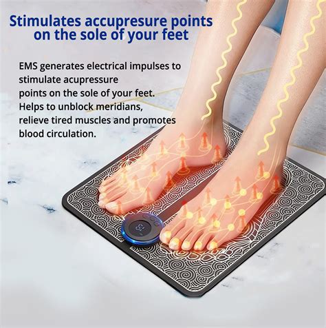 Ems Electric Foot Massager With Remote Control Shopee Malaysia