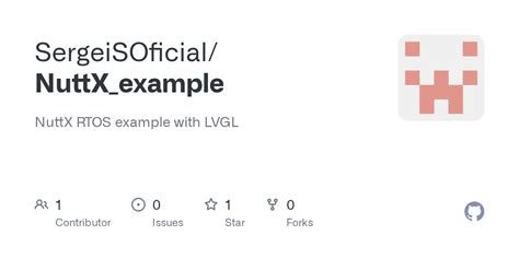 Github Sergeisoficial Nuttx Example Nuttx Rtos Example With Lvgl