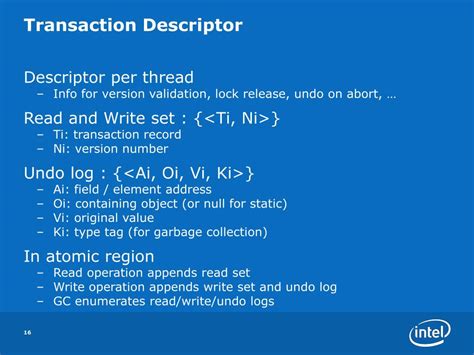 Ppt Compiler And Runtime Support For Efficient Software Transactional