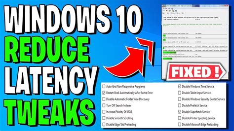 lower input latency improve performance boost fps optimize