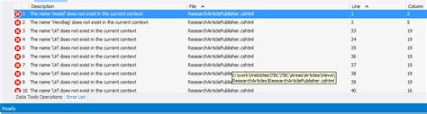 C Errors In Razor After Upgrade From 20 To 30 And Mvc 40 To Mvc 5