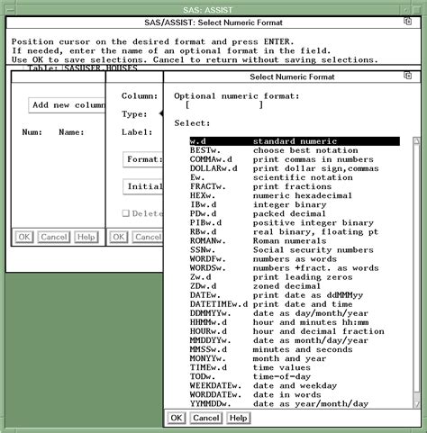 Defining A New Column Defining A New Column Getting Started With SAS ASSIST R