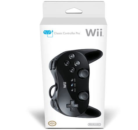 Wii Classic Controller Pro Black Nintendo Wii Standard