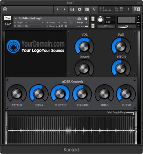 Beginner Kontakt Loop Gui Sound Plugin Designer Vst Gui Plugin Designer