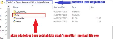 Cara Mengubah Python Py Menjadi Exe Dengan Py2exe Belajar Python