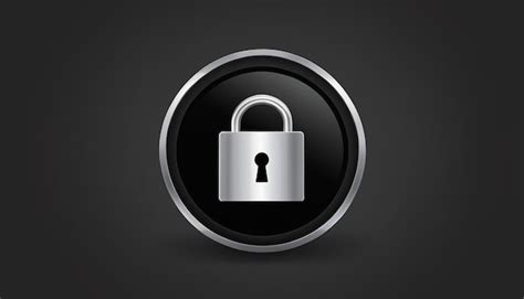 Premium Photo Elegant Lock Icon For Vector Designs