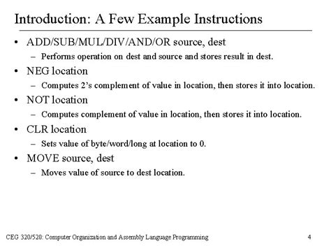 assembly language programming introduction and addressing modes ceg