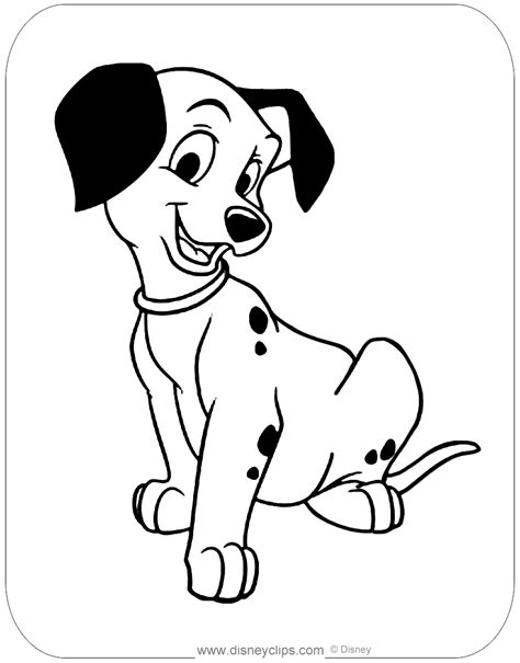 101 Dalmatians Coloring Pages