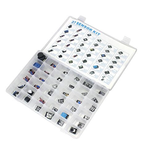 Bộ 37 Module Cảm Biến Cho Arduino Raspberry 37 In 1 Sensor Module Kèm