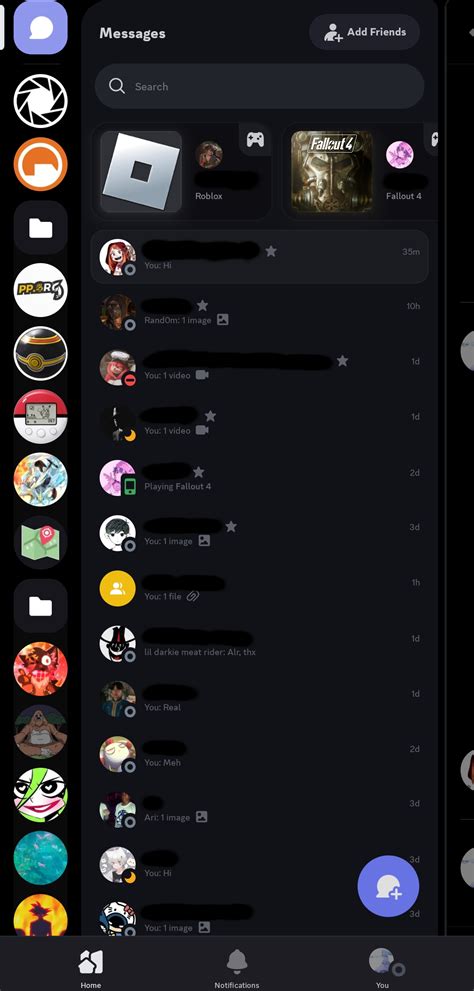 I hate that they moved the DMs up here : r/discordapp