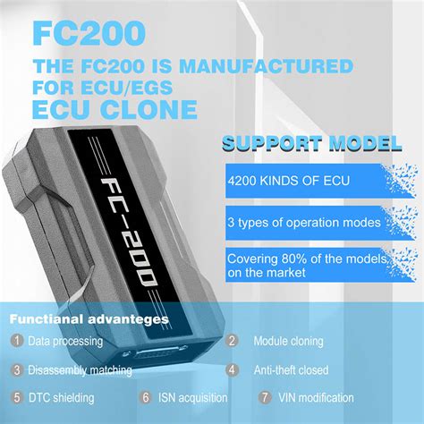 Cg Fc200 Ecu Programmer Full Version With Solder Free Adapters Set 6hp