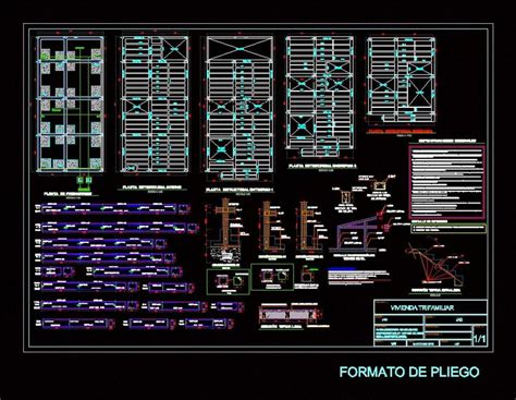 Edificio 4 Niveles Estructura — Bibliocad Planos De Restaurantes Edificios Muro De Contencion