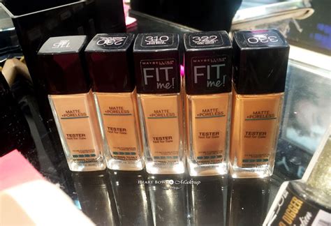 Maybelline Fit Me Matte Poreless Foundation Swatches Price And Buy