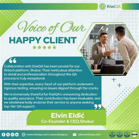 Kiwiqa Services On Linkedin Kiwiqa Clienttestimonial Qualityassurance Softwaretesting