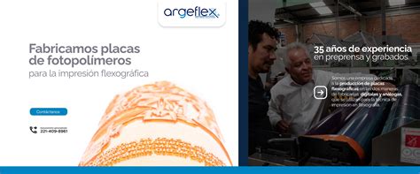 Argeflex 🎯 Flexografía Sin Margen De Error Placas De Fotopolímero
