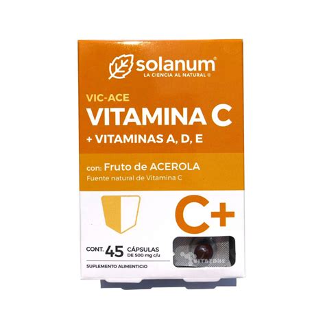 Vitamina C Solanum cápsulas C