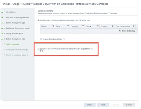 bootstrap the vcsa onto vsan 6 6 with easy install jase s place