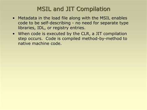 Ppt Overview Of The Microsoft Net Framework Powerpoint Presentation