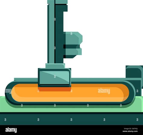 Hydraulic Cnc Machine Icon Cartoon Vector Factory Equipment Industry