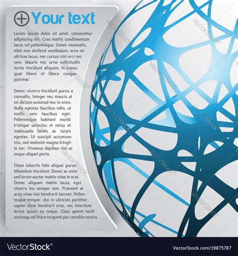 Globe With Orbits Royalty Free Vector Image Vectorstock