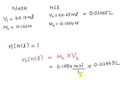 solved the following acid solutions were titrated to the equivalence