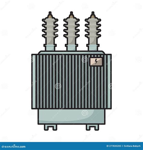 Transformer Vector Icon Color Vector Icon Isolated On White Background Transformer Stock Vector