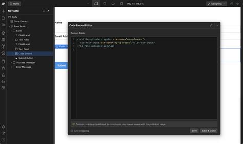 How To Upload Files In Webflow Using Uploadcare File Uploader