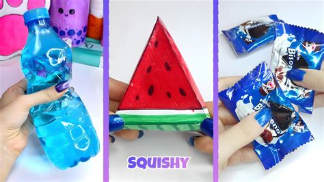 How To Make 3 Diy Squishy Ideas Step By Step Paper Squishy Tutorial